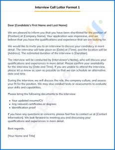 Write Interview Call Letter With 5 Easy Tips | Superworks