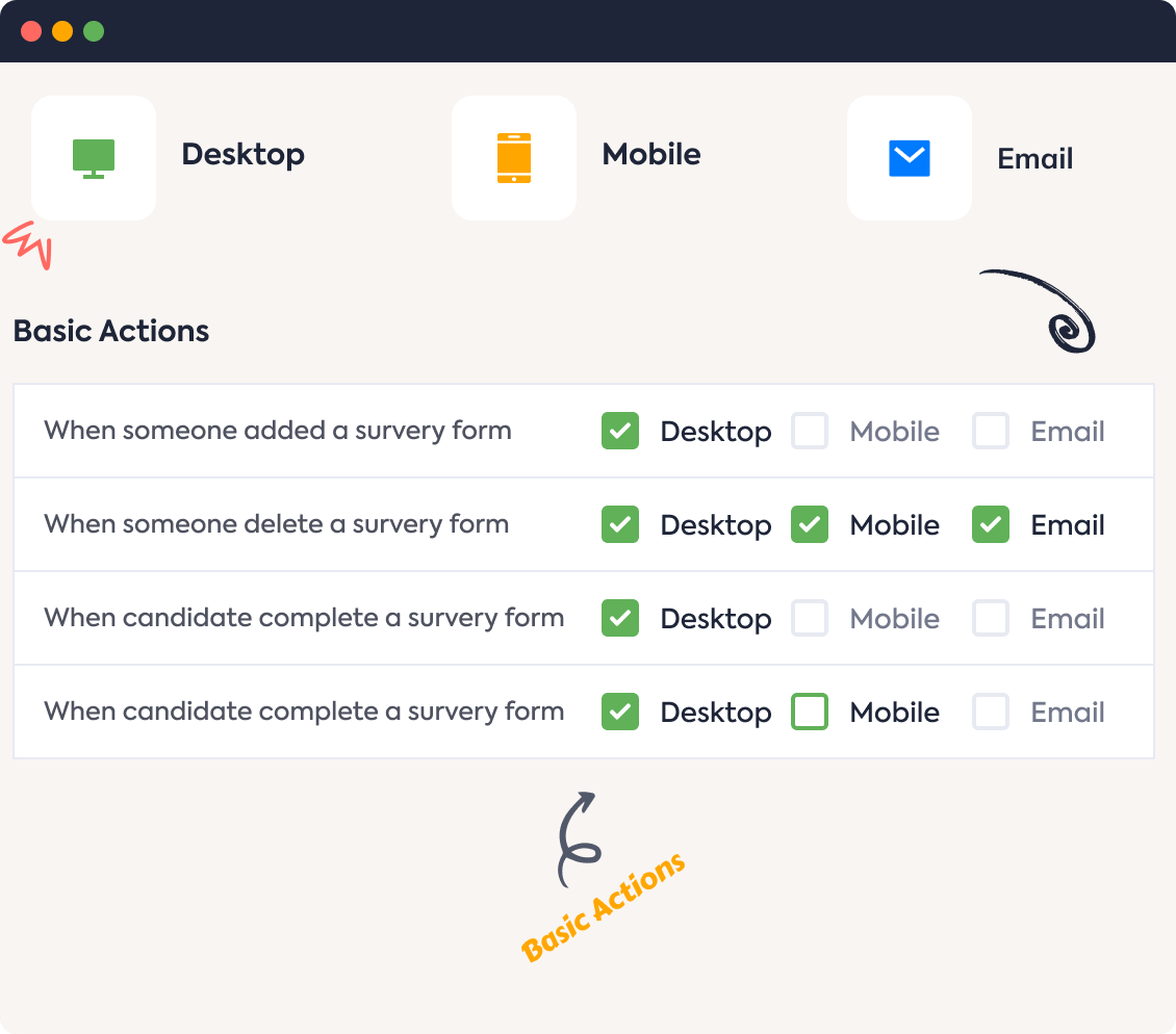 Create 100% Responsive Surveys in Tap with our Survey Tool