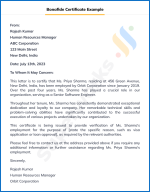 A Guide for Formal Bonafide Certificate Letter | Superworks