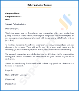 5 Common Mistakes to Avoid in a Relieving Letter Format