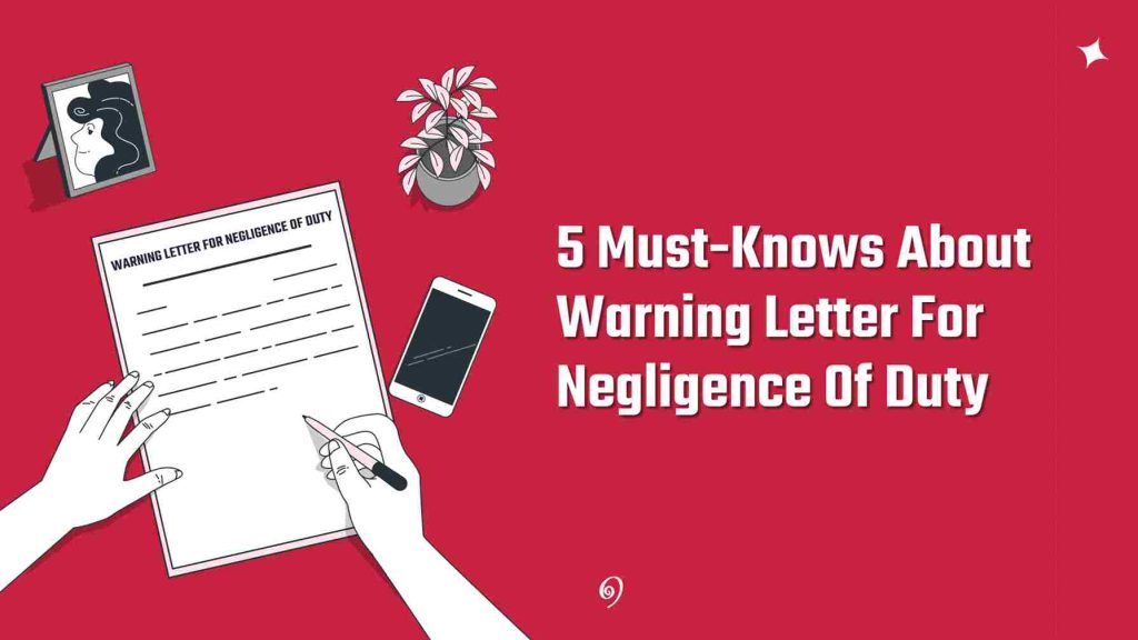 Understanding Warning Letter for Negligence of Duty | Superworks