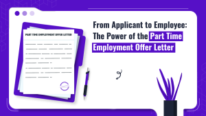 A Free Part Time Employment Offer Letter Guide