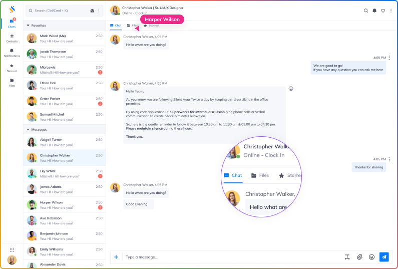 Connect us | Chatting Software | Super Chat | Superworks